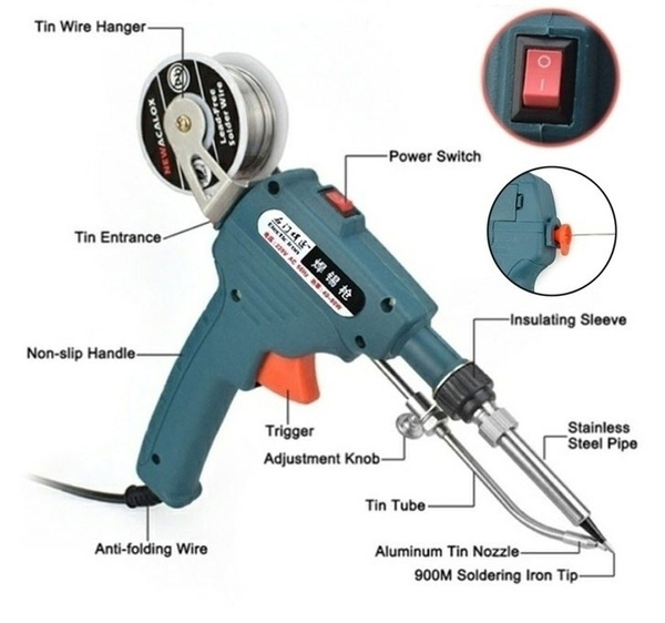 Hand-held Internal Heating Soldering Iron Automatically Send Tin Gun ... Hand-held Internal Heating Soldering Iron Automatically Send Tin Gun ...