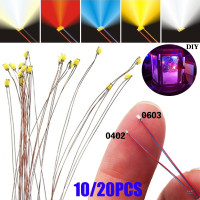 10/20PCS Pre-soldered Micro Litz SMD LED Leads for Model Trains/RC ...