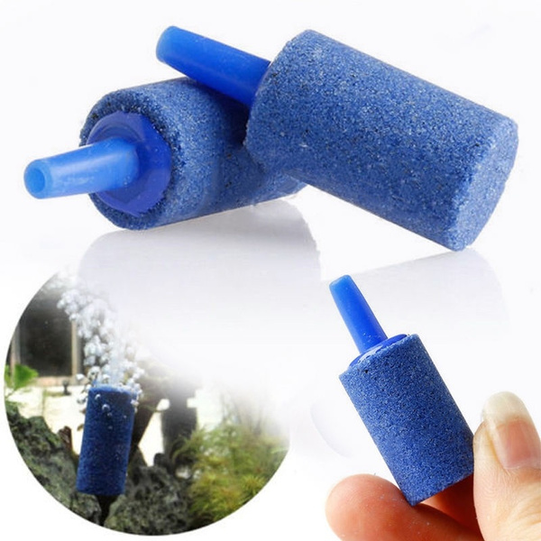 10pcs Cylinder Aquarium Bubble Air Stone Fish Tank Aeration Aerator ...