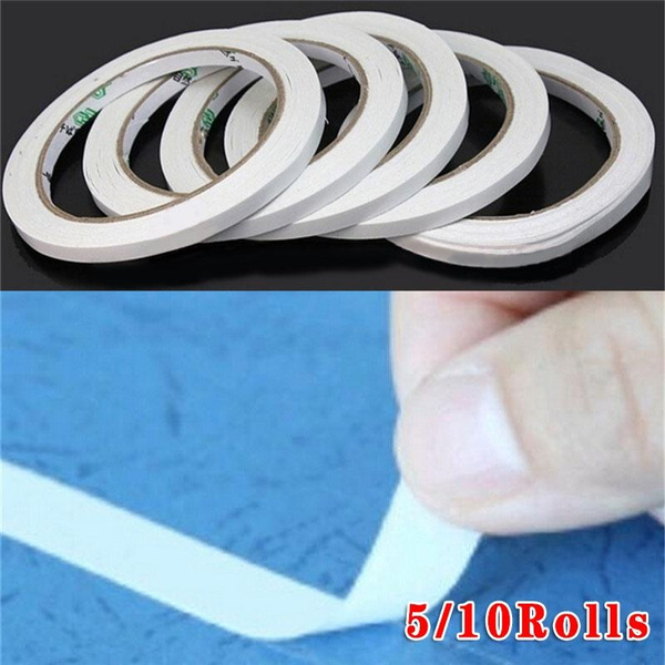5/10 Rolls Strong Adhesive Tape Foam Double Sided Tape Self Adhesive ...