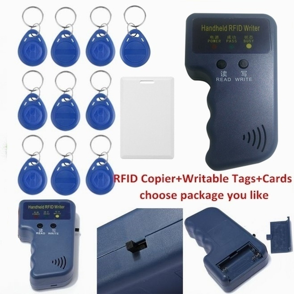 Handheld 125Khz EM4100 RFID Copier Writer Duplicator Programmer Reader ...