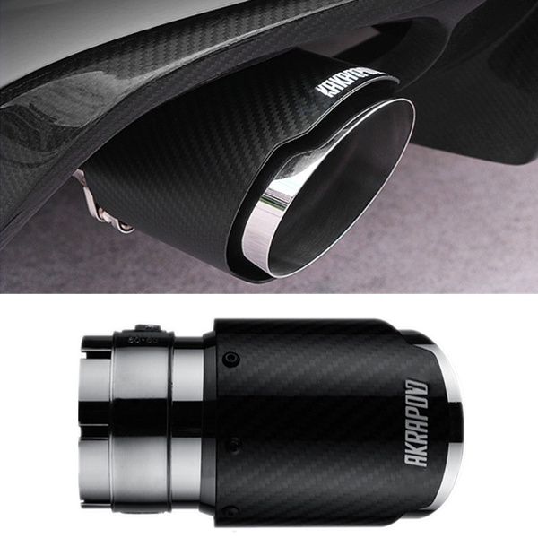 Car Carbon Exhaust Pipe Tip Car-styling Exhaust Pipe Muffler Tip Carbon ...