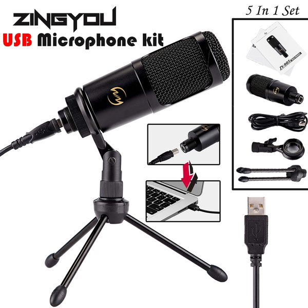ZINGYOU ZY-905 Usb Microphone for Computer Gaming Chatting Microfone ...