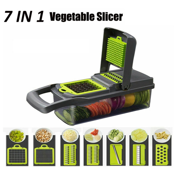Multifunctional Vegetable Potato Slicer Set Chopper Grater Carrot ...