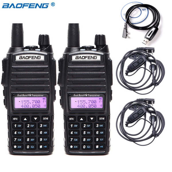 2PCS BaoFeng UV-82 5w Walkie Talkie Dual Band VHF/UHF Two Way Radio ...