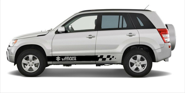 SUZUKI GRAND VITARA 2x side stripes body decal vinyl graphics sticker ...