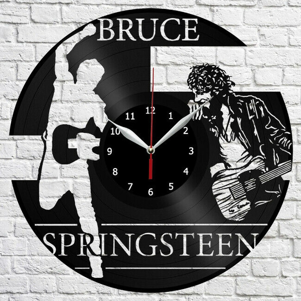 Bruce Springsteen Vinyl Record Wall Clock Fan Art Home Decor Original ...