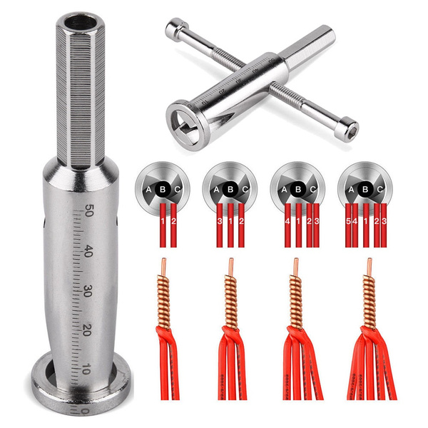 Manual Wire Twisting Tool Steel Cable Connector Wires Stripper Twister ...