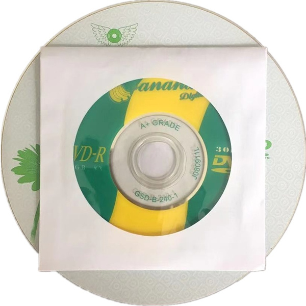 20 Pieces Paper Mini CD DVD Flap Sleeves Cover Envelopes Size of Paper ...