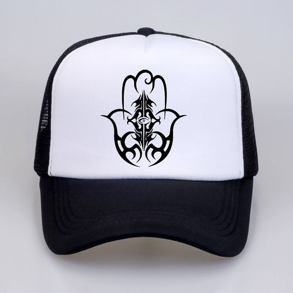 Man Women HAMSA cap Hand India of Fatima Symbol Insigna Islam Muslim ...