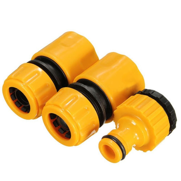 3pcs Quick Tap Water Connector Adapter Fast Coupling Adaptor Drip Tape ...