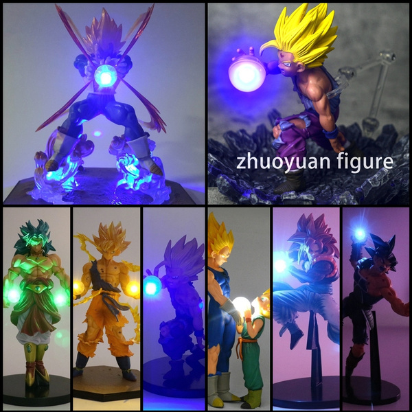 8 Style Anime Dragon Ball z super saiyan goku vegeta broli gohan led ...