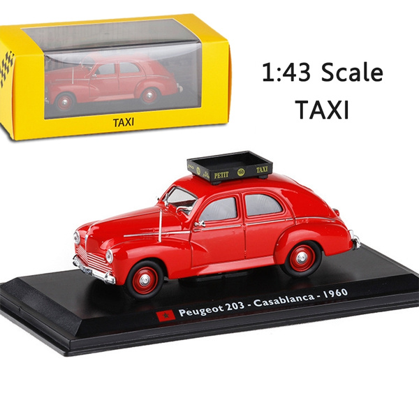 1:43 Scale Metal Alloy 1995 Taxi Car Cab Model Diecast Vehicles Toys ...