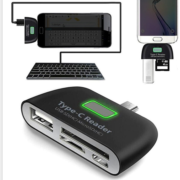 Smart Multifunctional 4 In 1 PC Tablet Laptop Phone TF Micro SD USB 3.1 ...