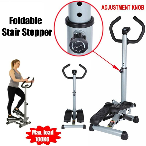 Newest Stair Stepper Machine W/Handle Bar Fitness Cardio Workout ...