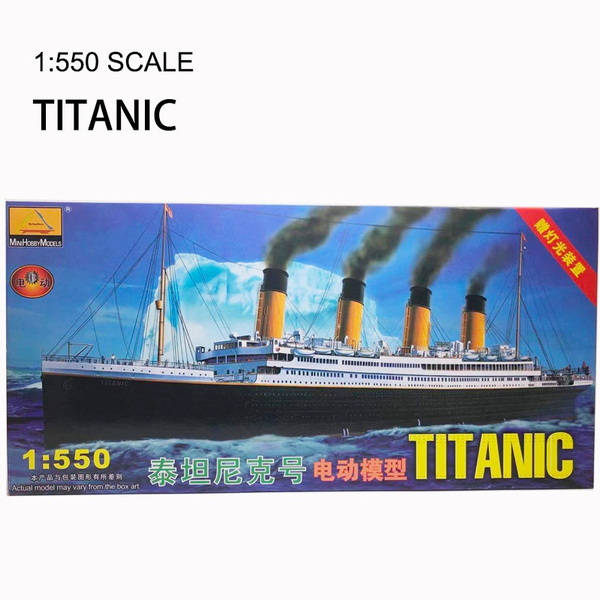 1:550 RMS Titanic Model Building Kits Assembly Plastic Ship Model With ...