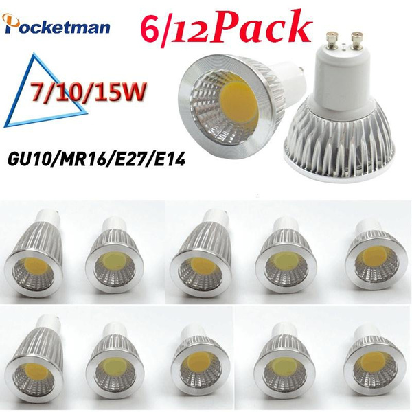 12/6Pcs Gu10 COB Led Spotlight 15W 10W 7W Led Cob Spot Light Lamp Gu10 ... 12/6Pcs Gu10 COB Led Spotlight 15W 10W 7W Led Cob Spot Light Lamp Gu10 ...