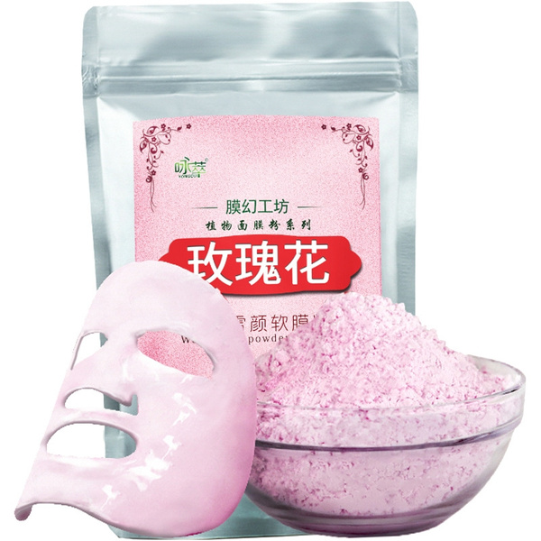 Natural Rose Petals Soft Collagen Mask Facial Powder Moisturizing Pores ...