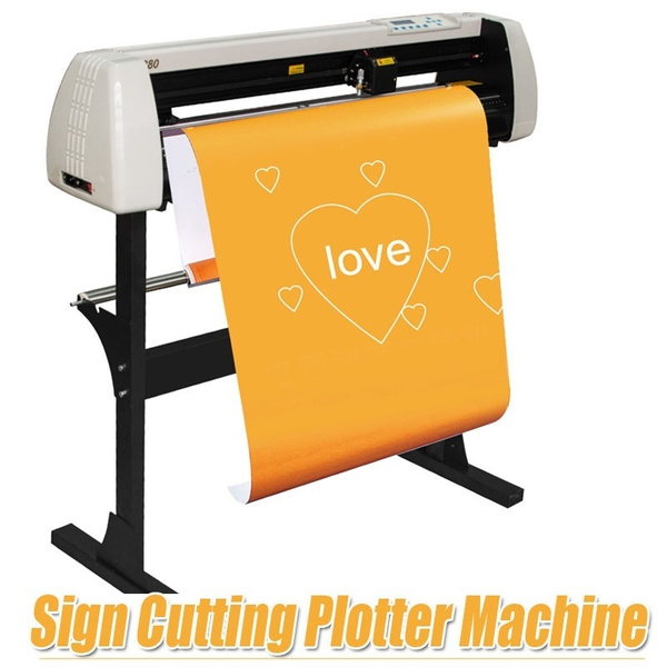 New 33 Inch Plotter Machine 850mm Paper Feed Vinyl Cutter Plotter Sign ...