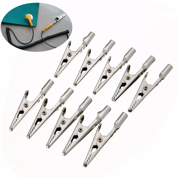 10pcs Screw Probe Fixing Test Alligator Clips Crocodile Clamps ...