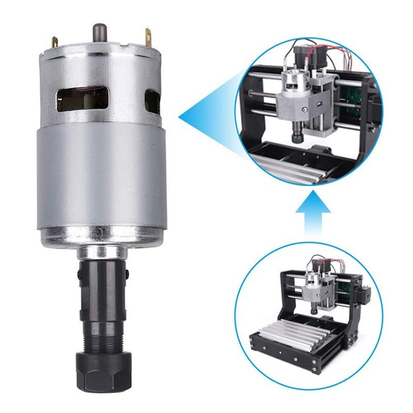 775 DC Motor, 12V-24V 10000 RPM Mini Electric Motor, Double Ball ...