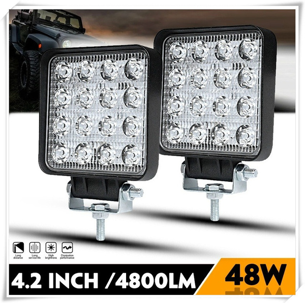 Led Car Spot Light Driving Light Car Led Worklight LED Spot Beam Lights ...