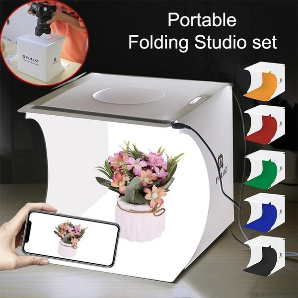 Folding Portable Room Photo Light Box LED Studio Softboxes Photography ...