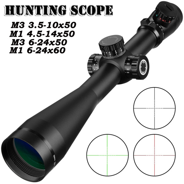M3 3.5-10x50/ M3 6-24x50/ M14.5-14x50/ M1 6-24x60 Optics Riflescope ...