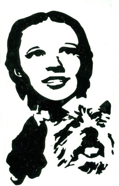 Dorothy And Toto Wizard Of Oz Judy Garland Vinyl Decal Permanent Indoor Outdoor Wish