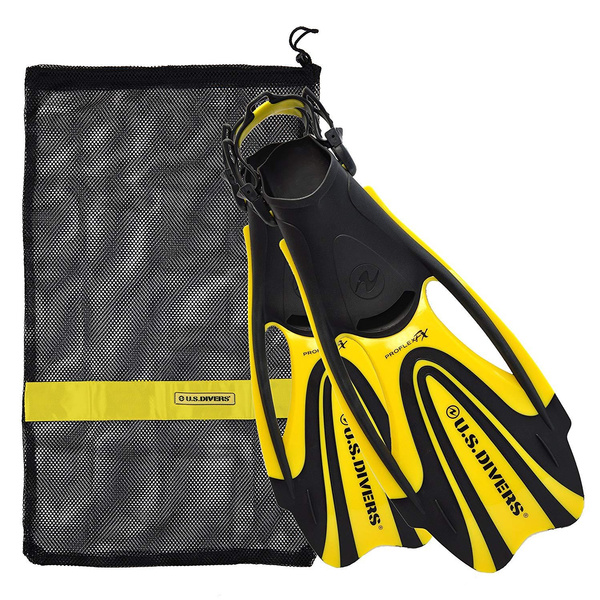 U.S. Divers ProFlex FX Snorkeling Set Size Small Diving Fins w/ Mesh ...