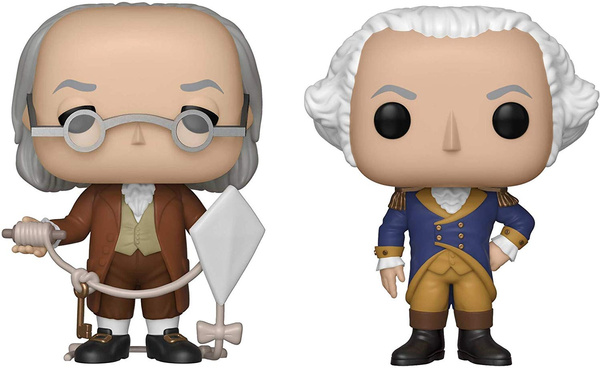 Funko Icons: Pop! History Collectors Set - Benjamin Franklin, George ...