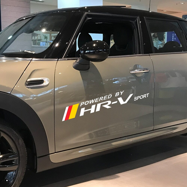 2PCS Car Styling Waterproof Door Reflective Decals Vinyl Side Stickers ...