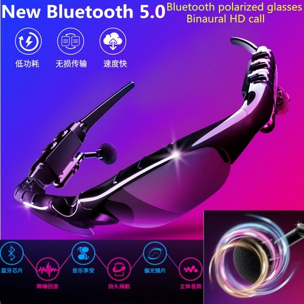 Fashion Outdoor Wireless Calling Earphone Explosion-proof Sunglasses Wireless Bluetooth ...