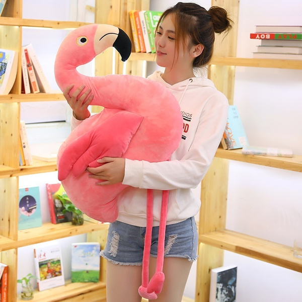 Pink Flamingo Cute Plush Toy Sleeping Pillow Baby Doll Holiday Gift ...