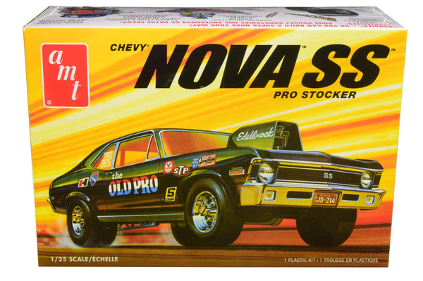 Skill 2 Model Kit 1972 Chevrolet Nova SS "Pro Stocker" 1/25 Scale Model ...