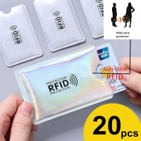 20 Pcs Aluminum Anti Rfid Reader Blocking Bank Credit Card Holder ...