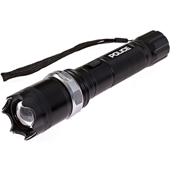 POLICE Stun Gun T10 - Aluminum Series Heavy Duty Rechargeable with Zoom ...