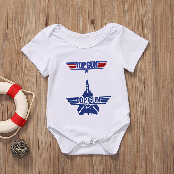 Top Gun Cute Newborn Baby Onesie Baby Rompers Baby Clothes Baby Gift ...