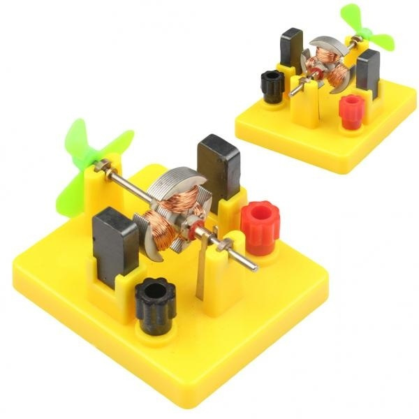 Professional Small Direct-Current Motor Model with Fan Physical Circuit ...