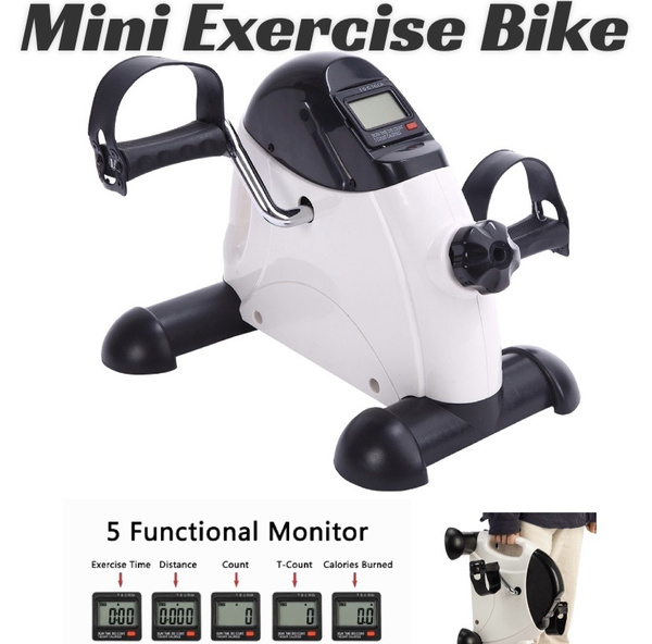 Portable Mini Exercise Bike Pedal Exerciser for Legs and Arms with LCD ...