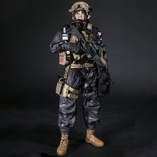 1/6 30cm Action Figure Realistic Navy Mountain Warfare Special Forces ...