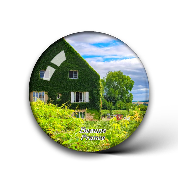 France Beaune Fridge Magnets Clear Crystal Glass for Refrigerator City ...