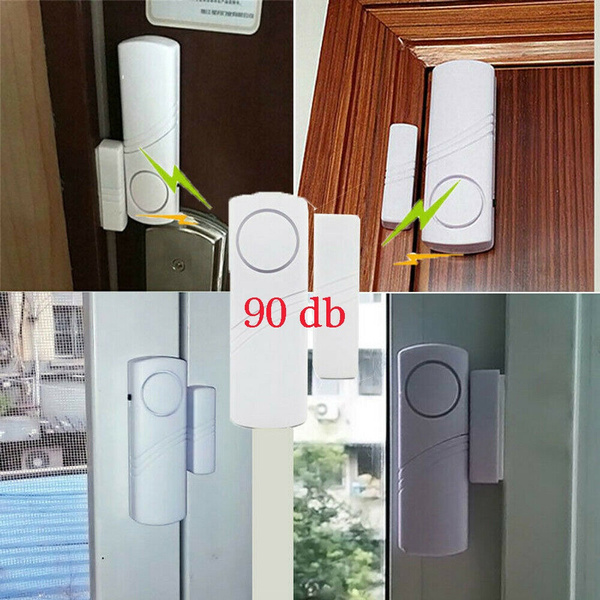 Alarm Door Sensor Magnetic Wireless Alert Bell Entrance Business Kit ...