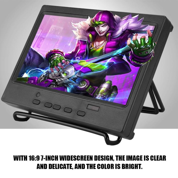 Portable 16:9 7-inch 4K Gaming Monitor Built-in Speaker IPS SWITCH | Wish