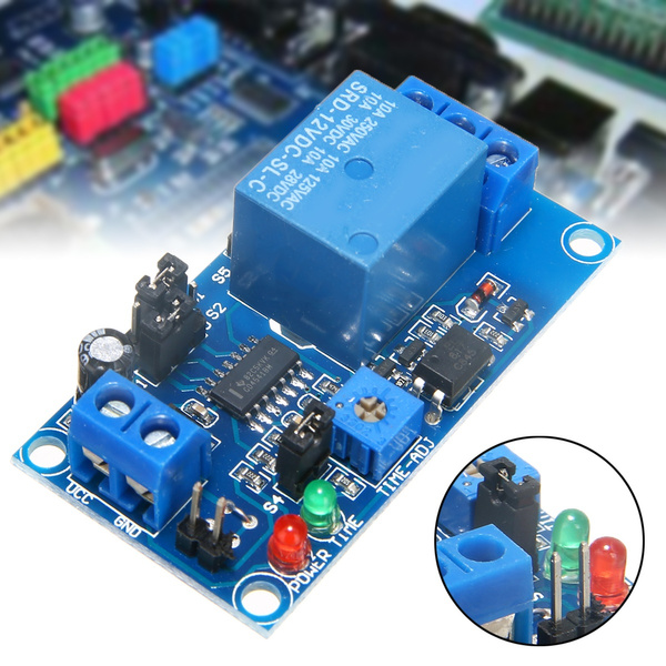 1pc DC 12V Time Delay Relay Module Circuit Timer Timing Board Switch ...