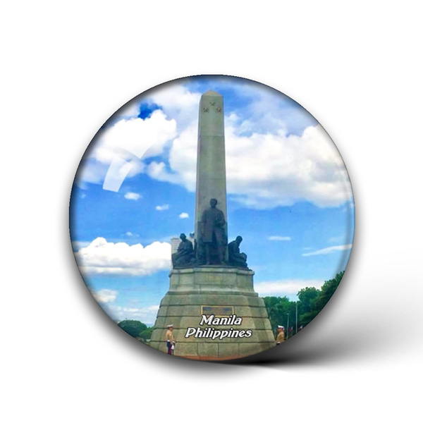 Philippines Rizal Park Manila Fridge Magnets Clear Crystal Glass for ...