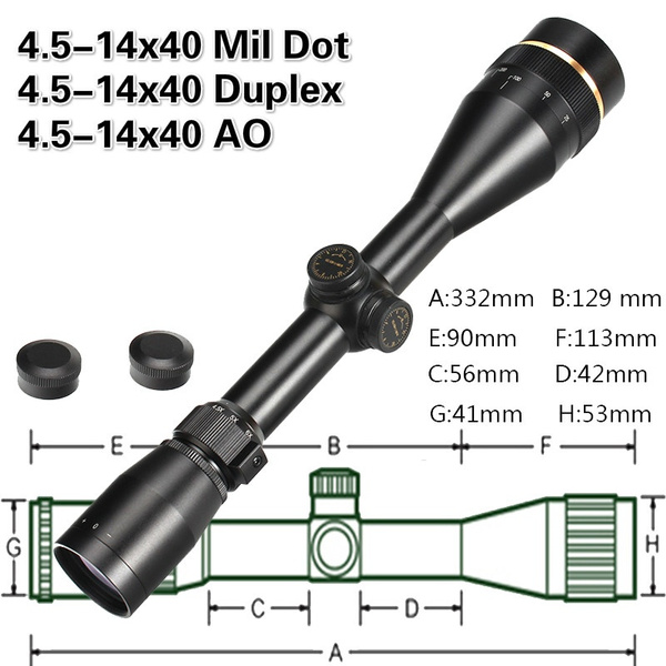 Hunting Scopes VX-3i 4.5-14x40 Mil-dot or Duplex Reticle Rifle Scope VX ...