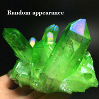 Natural Green Quartz Crystal Cluster Citrine Mineral Specimen Healing ...