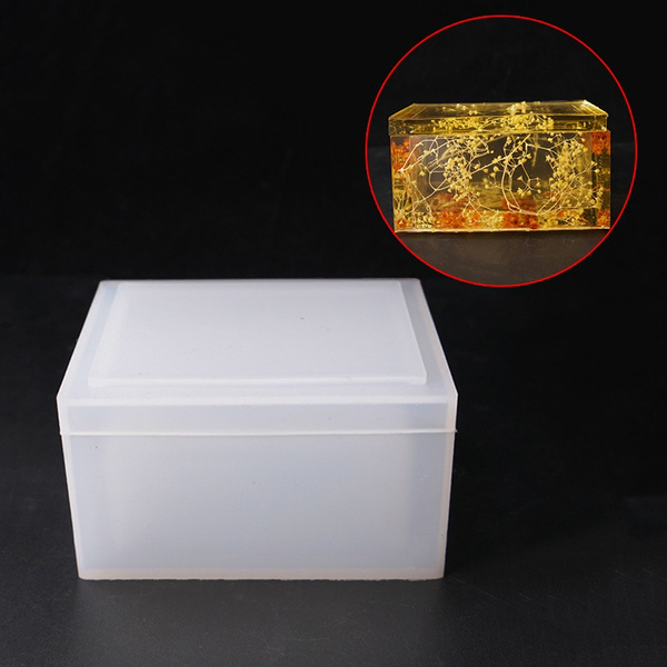 DIY Tissue Box Crystal Epoxy Mould Daily Necessities Tissues Case ...