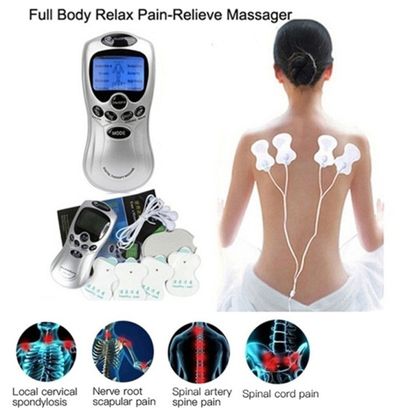 4 Electrode Digital Therapy Machine Health Care Tens Acupuncture ...